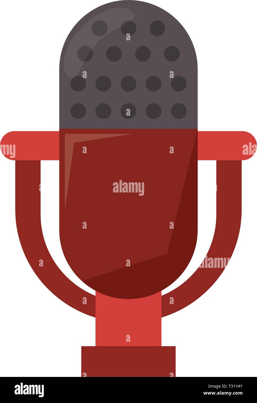 vintage radio microphone symbol Stock Vector Image & Art - Alamy