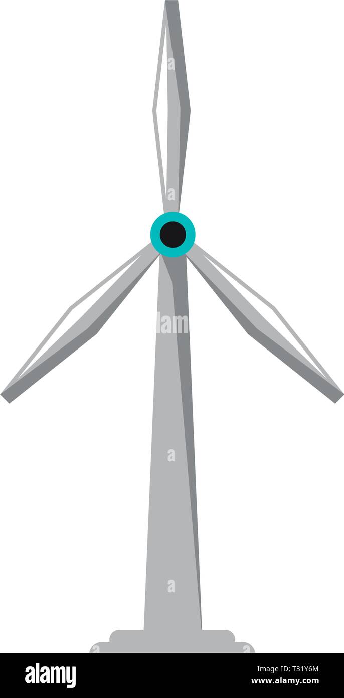 Wind turbine eolic energy Stock Vector Image & Art - Alamy