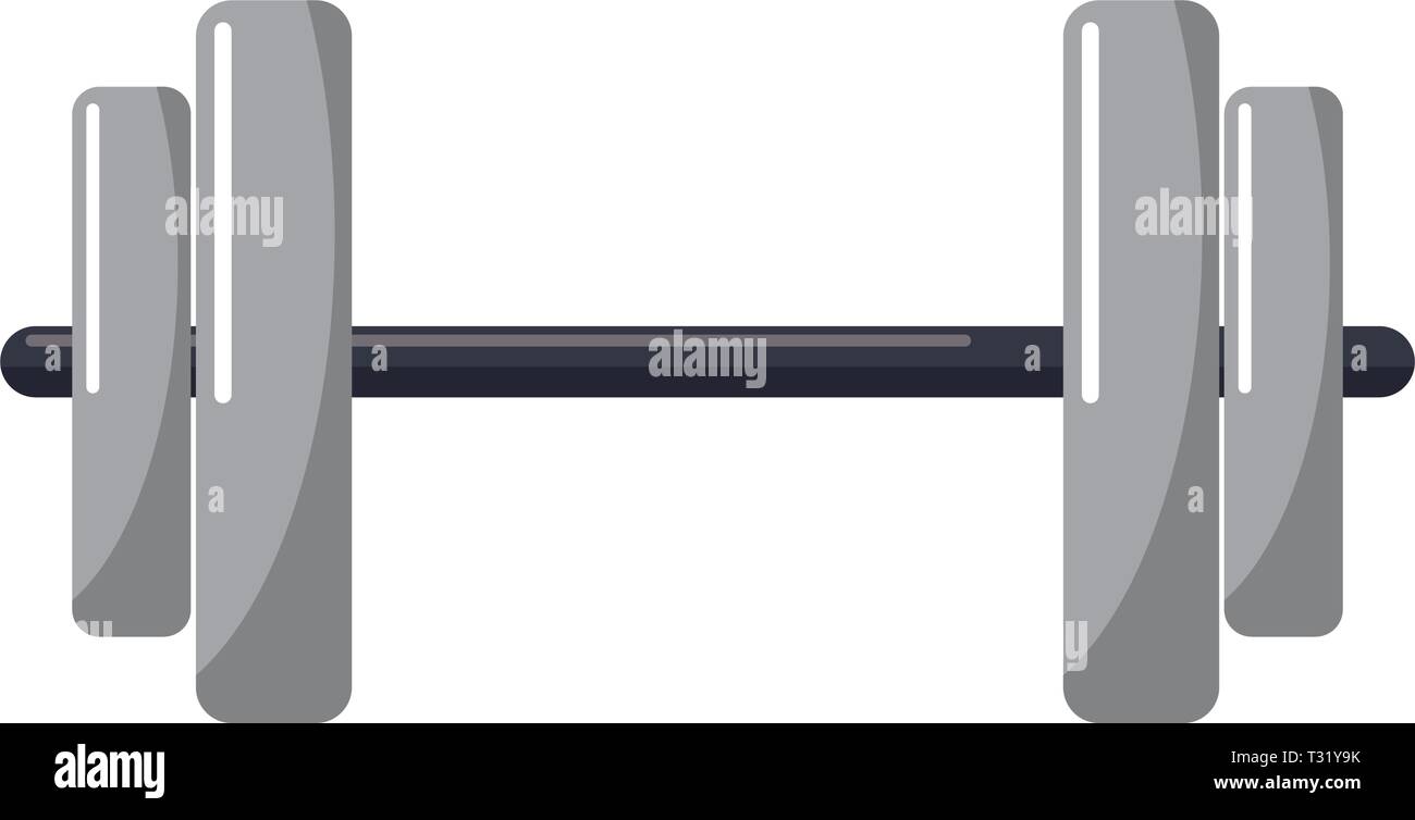 Dumbbell gym equipment symbol Stock Vector Image & Art - Alamy