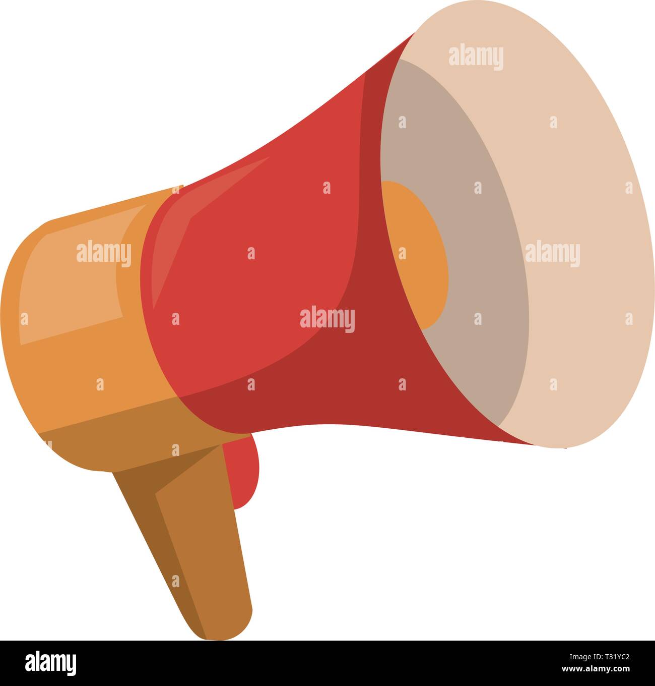 vintage bullhorn symbol cartoon Stock Vector Image & Art - Alamy