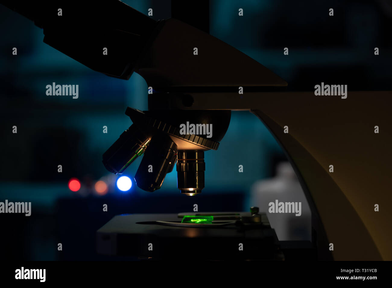 Scientific microscope in a nanotechnology laboratory Stock Photo - Alamy