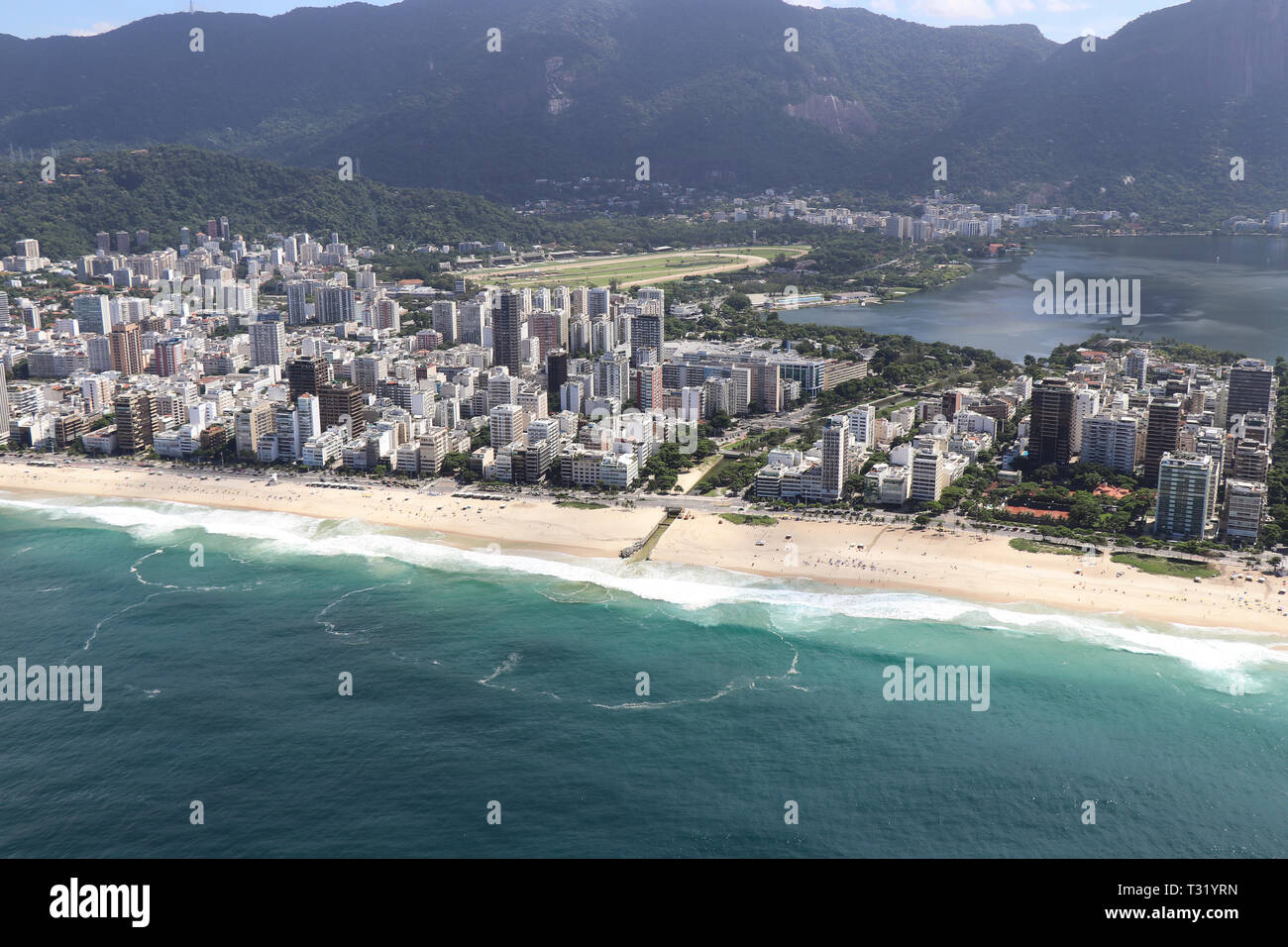 Flying over coastline rio de hi-res stock photography and images - Alamy