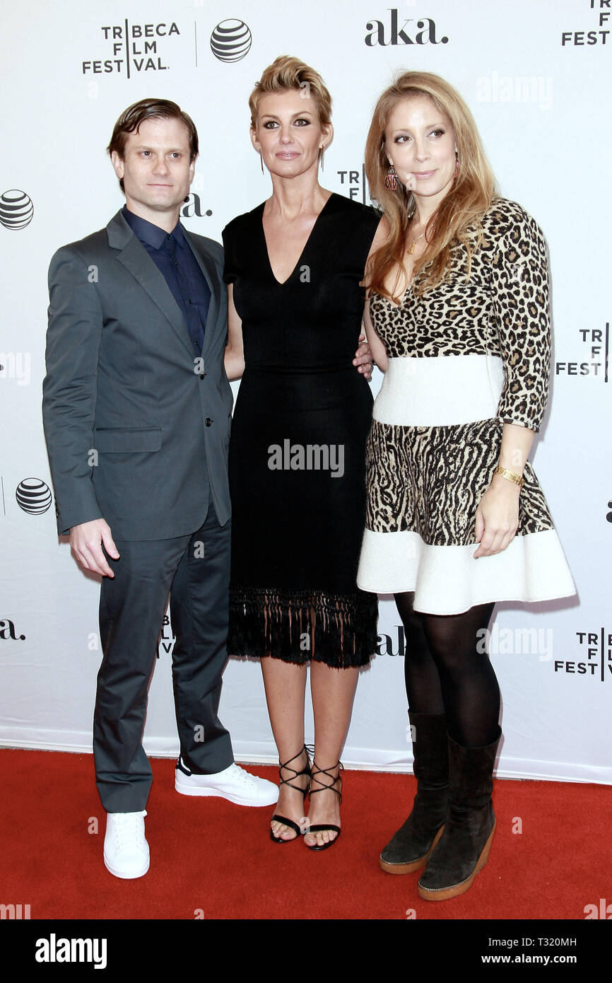 New York, USA. 19 Apr, 2015. Filmmaker, Hank Bedford, actress Faith ...