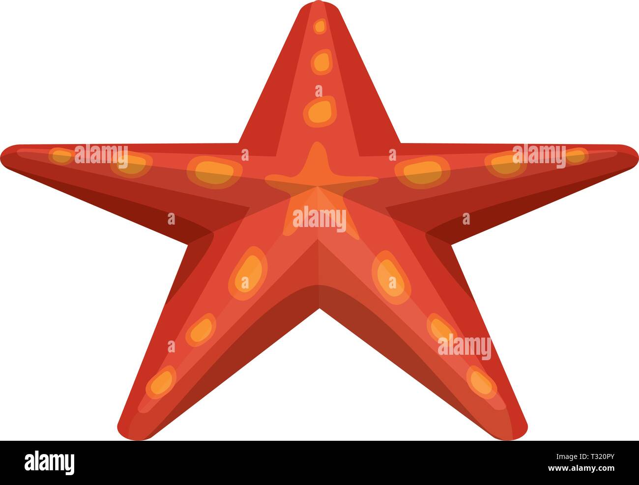 Sea star cartoon isolated Stock Vector Image & Art - Alamy