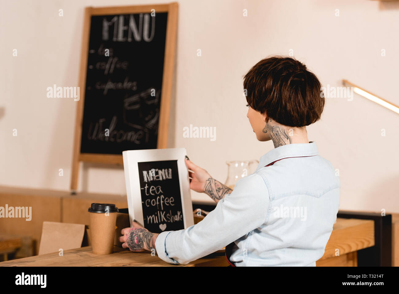 Handwritten menu hi-res stock photography and images - Alamy