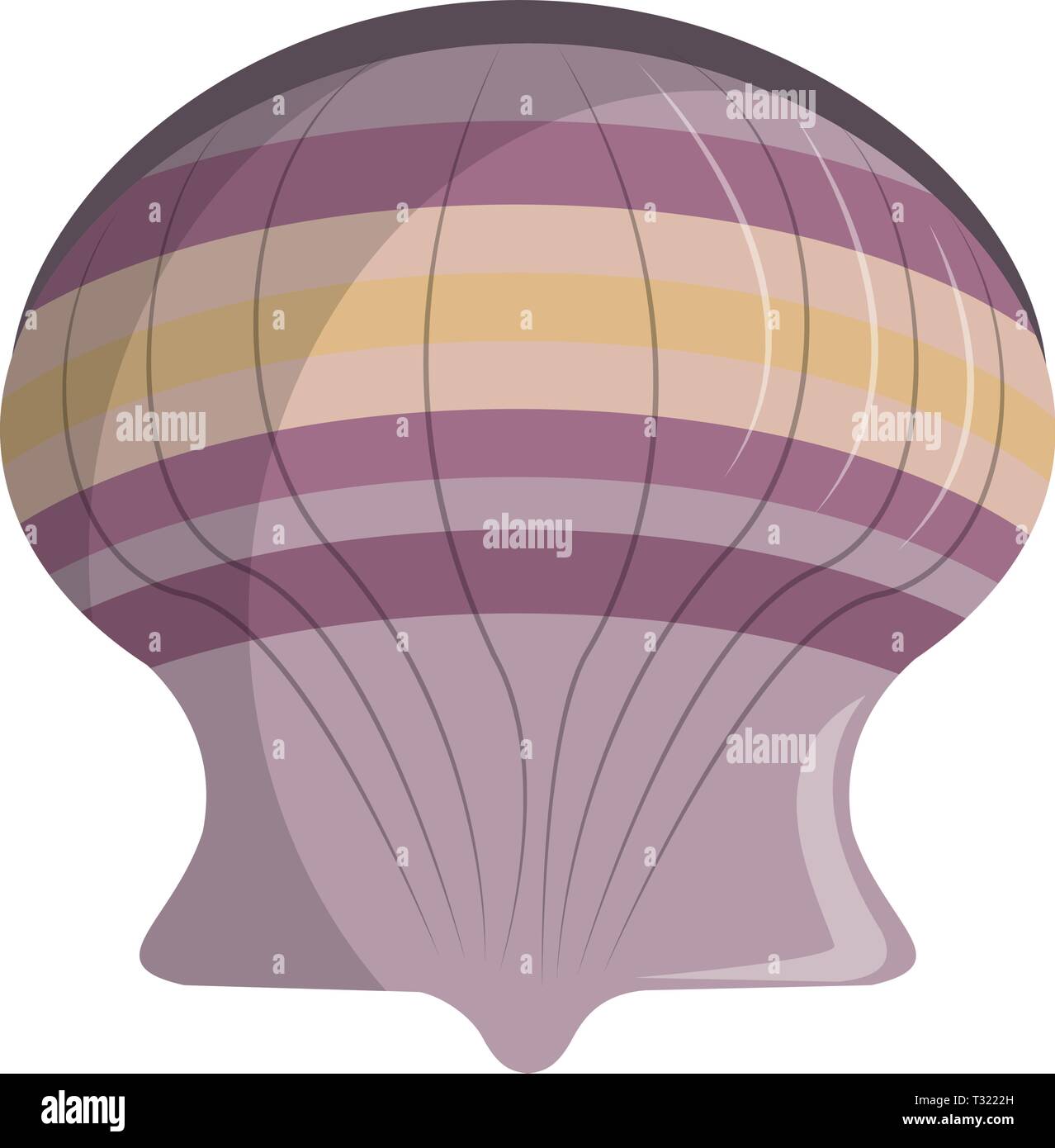 Sea shell symbol cartoon Stock Vector Image & Art - Alamy