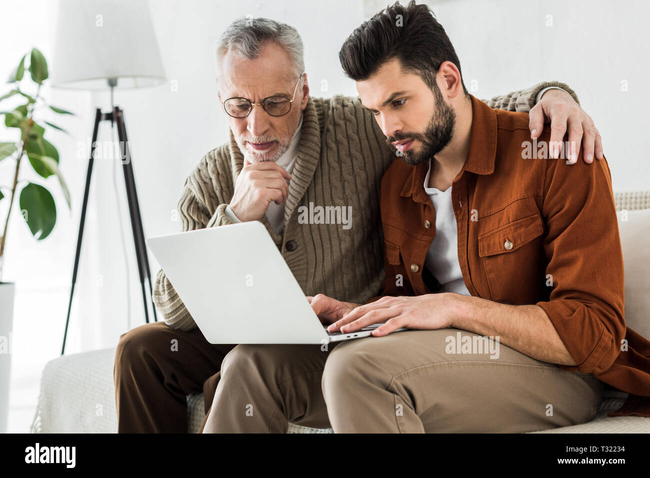 Senior father looking handsome hi-res stock photography and images - Alamy