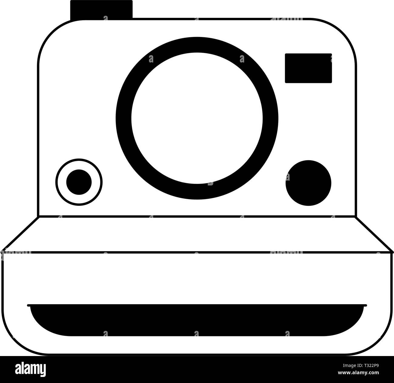 vintage photographic camera symbol Stock Vector Image & Art - Alamy