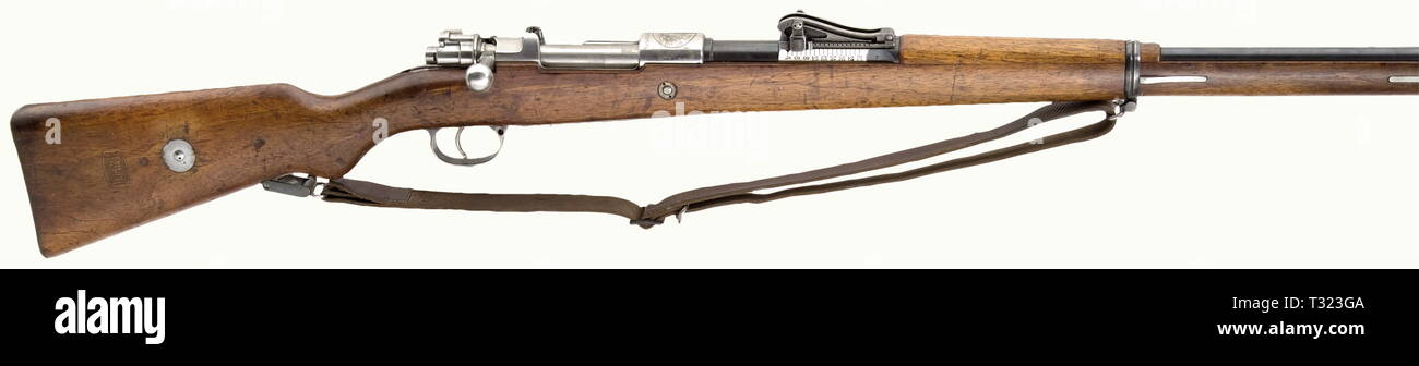 SERVICE WEAPONS, PERU, rifle Mauser model 1909, calibre 7,65 x 53 ...