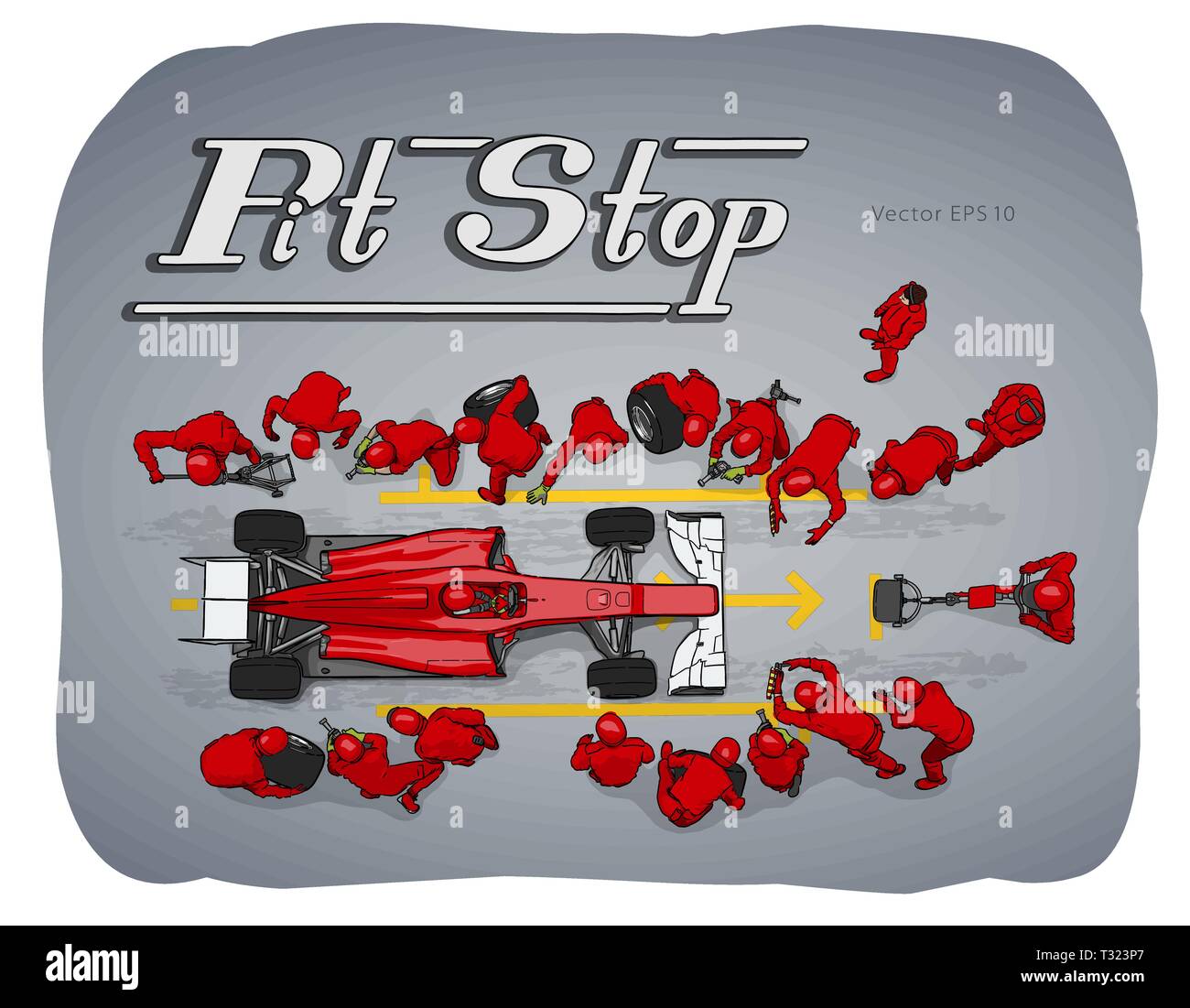 Pit wheel Stock Vector Images - Alamy