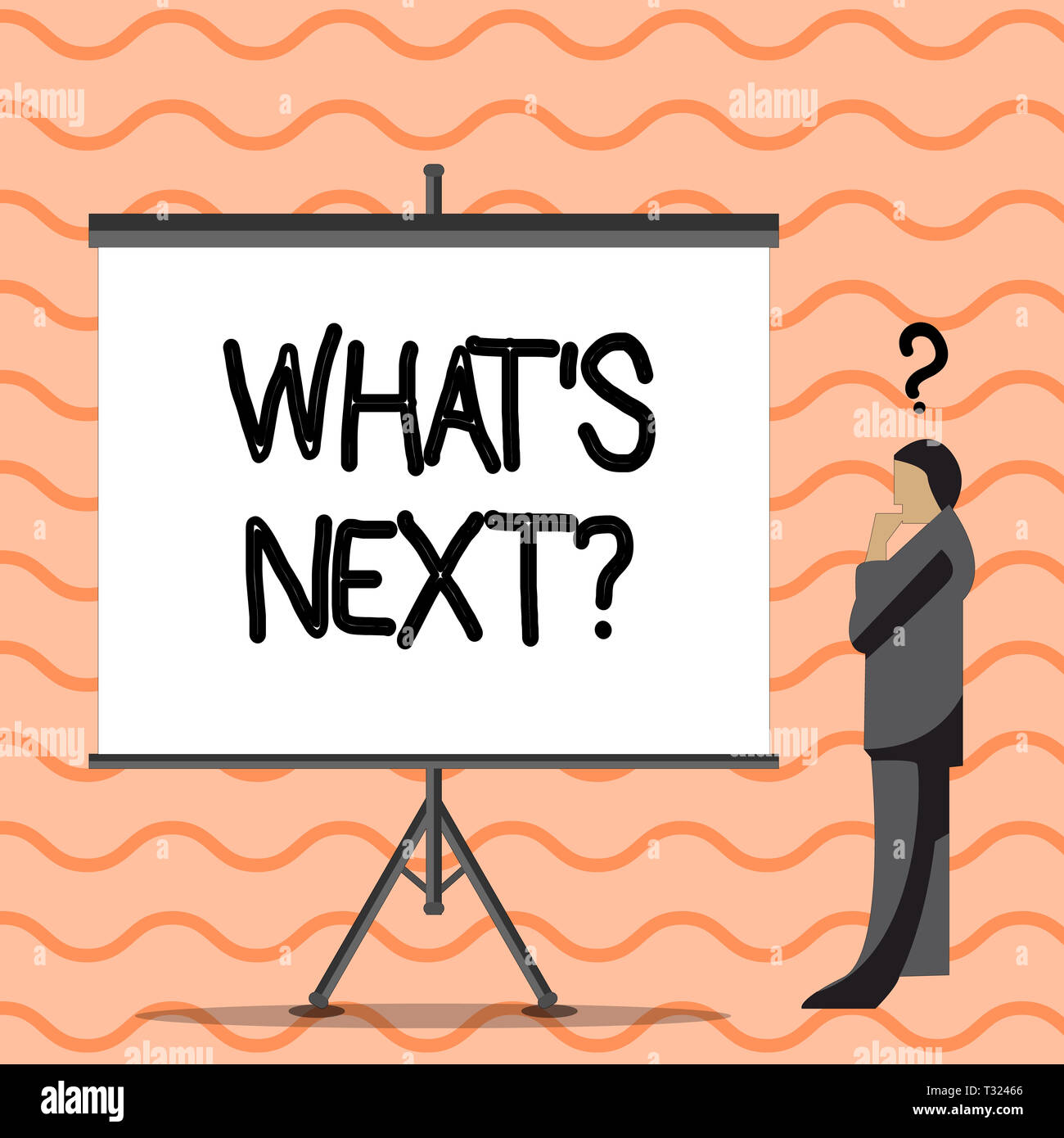 Writing note showing What S Next Question. Business concept for when ...