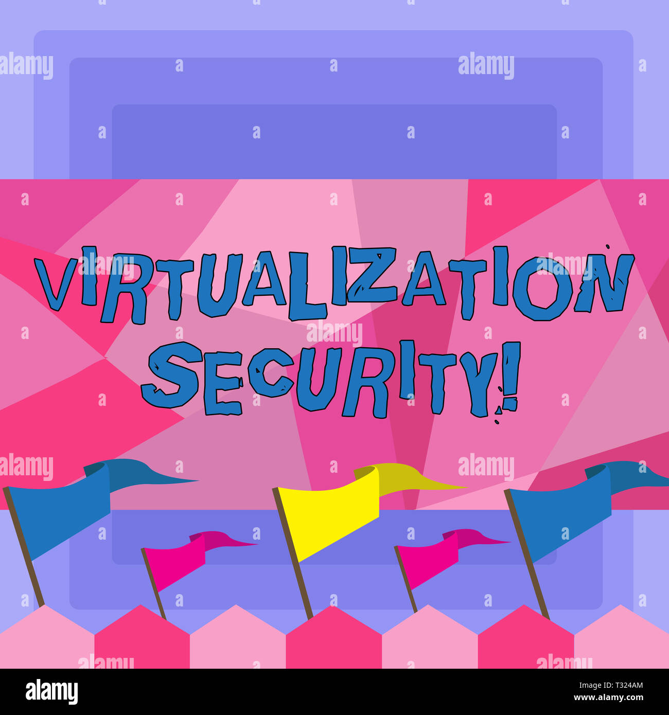 Handwriting Text Virtualization Security Conceptual Photo Running Multiple Virtual Instances On