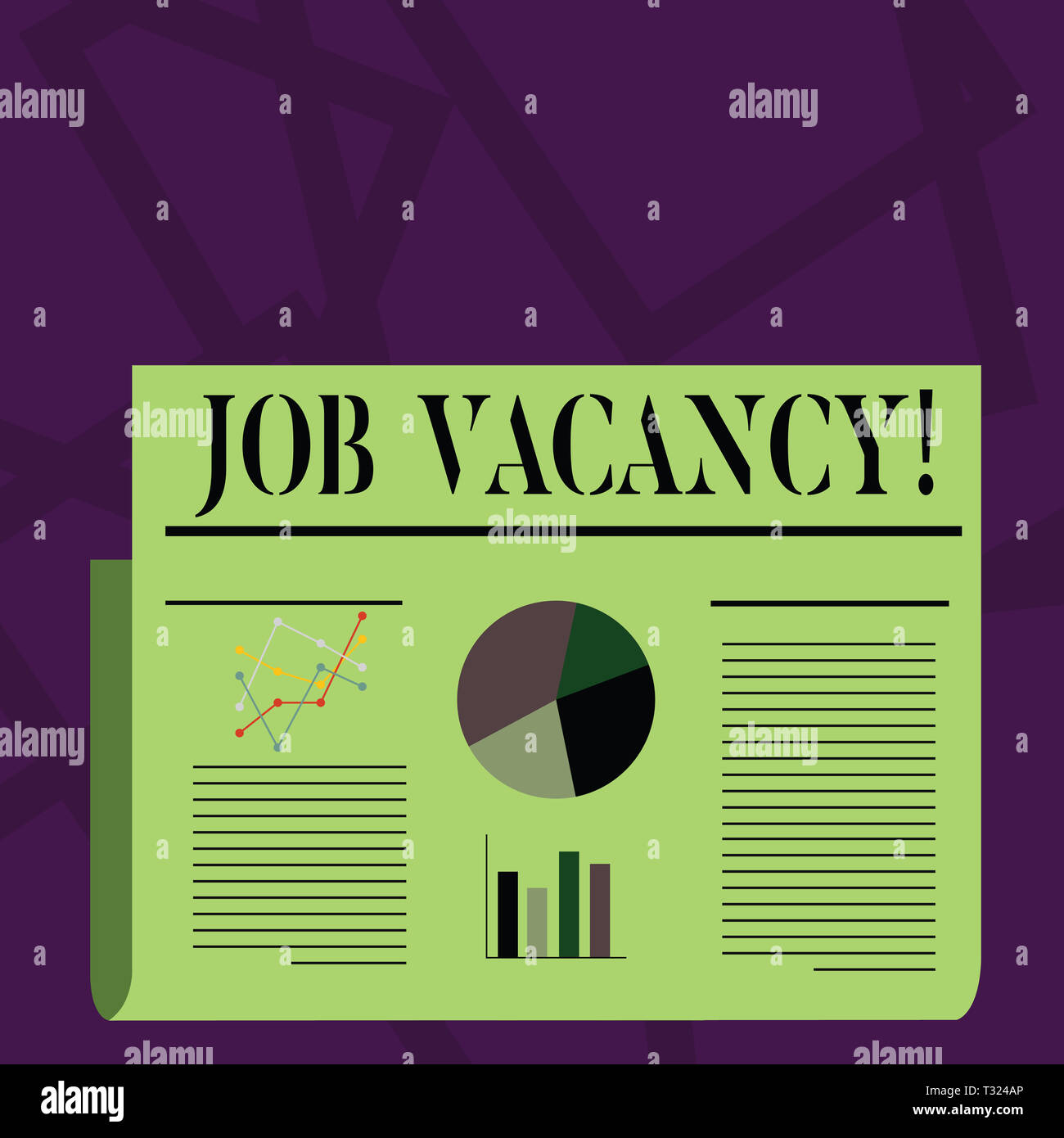 Writing note showing Job Vacancy. Business concept for announcing state ...
