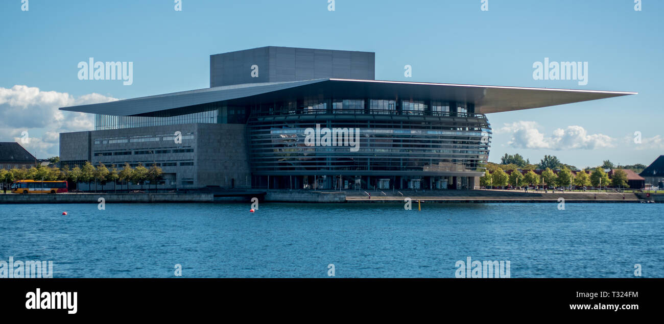 A view of Henning Larsen's neo-futuristic Royal Danish Opera House on ...