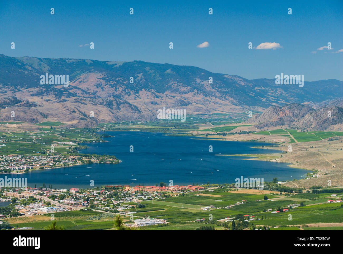 Landscape of Osoyoos, British Columbia, Canada Stock Photo - Alamy