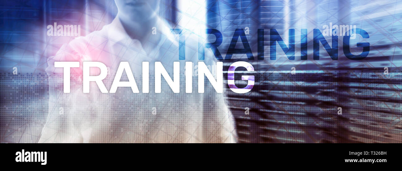 Business training concept. Training Webinar E-learning. Financial ...