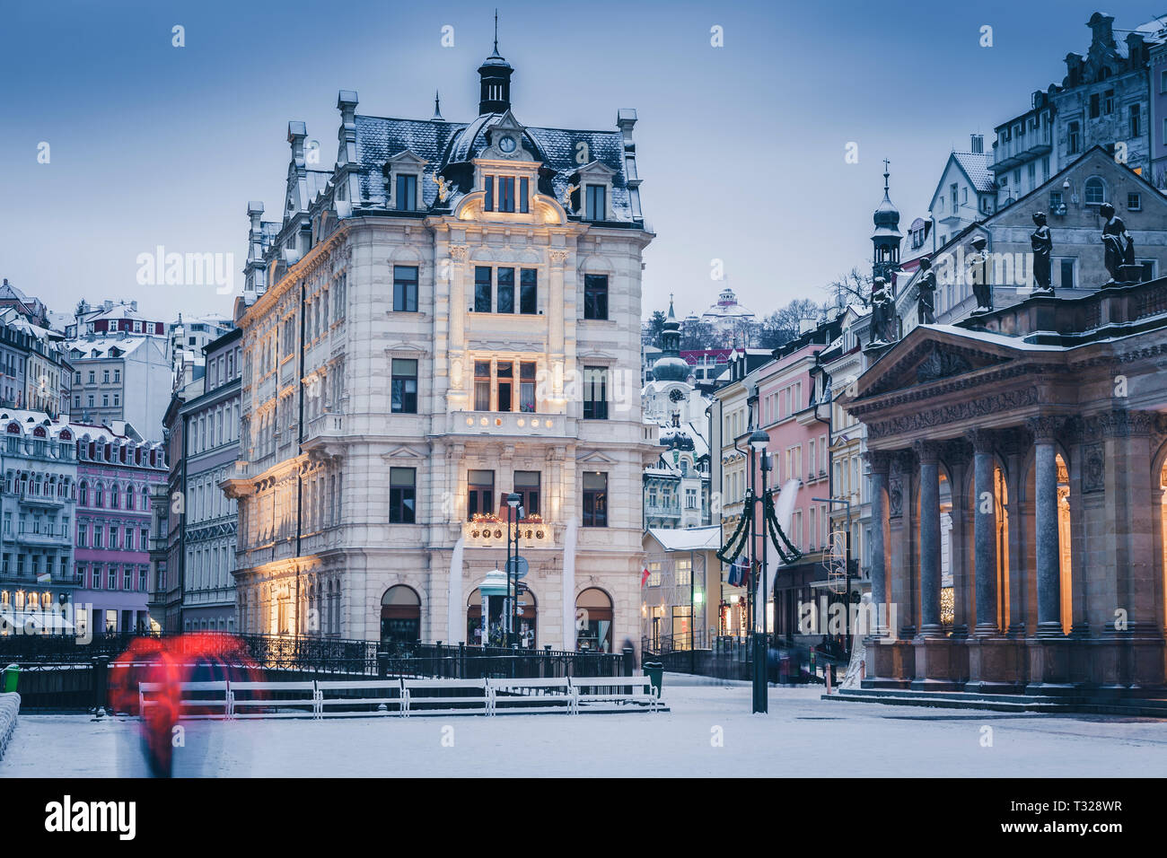 Mill Colonnade in Karlovy Vary. Karlovy Vary (Carlsbad), Bohemia, Czech ...