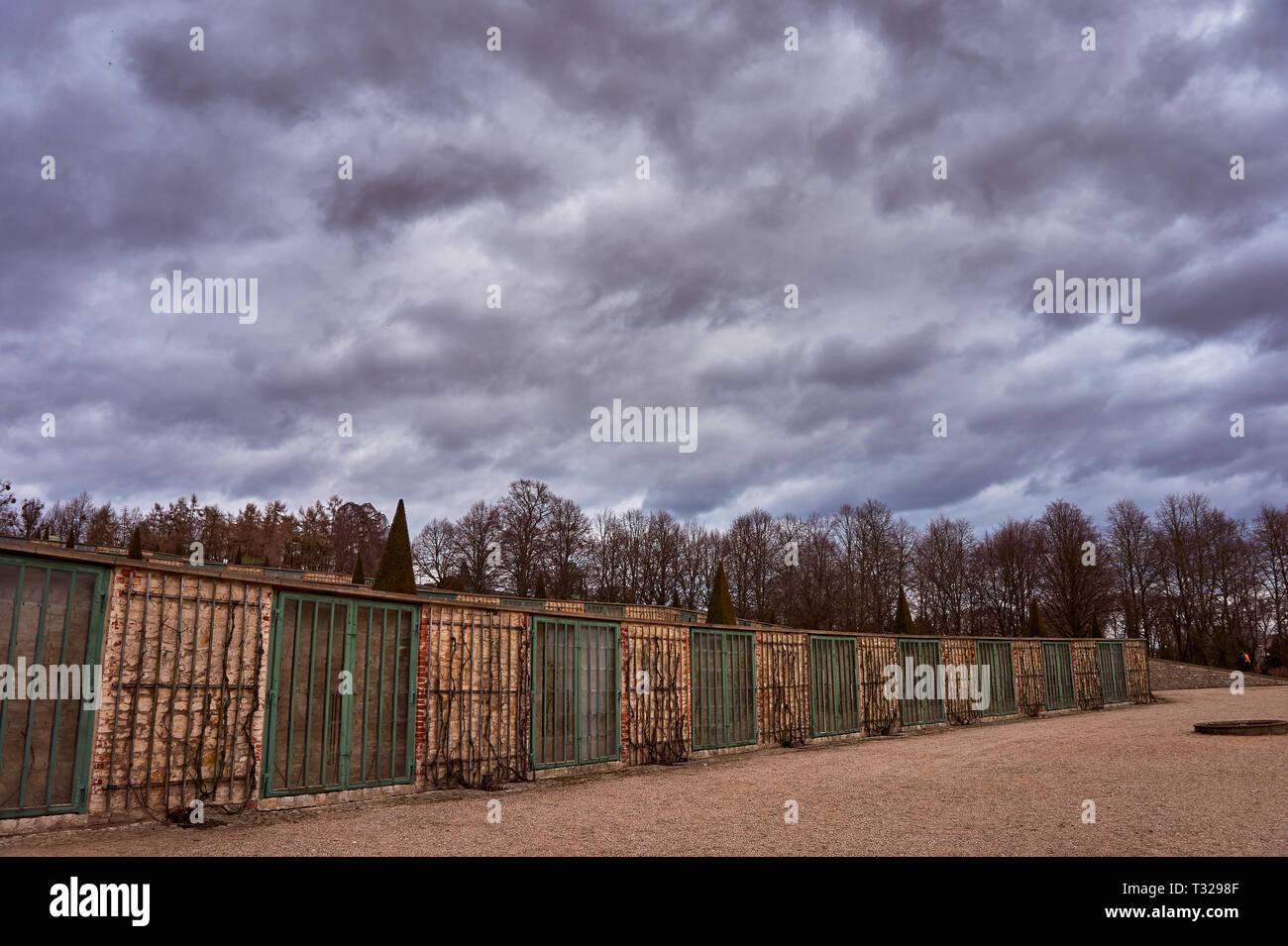 Beautiful scenery from the park of the Grand Sanssouci summer palace ...