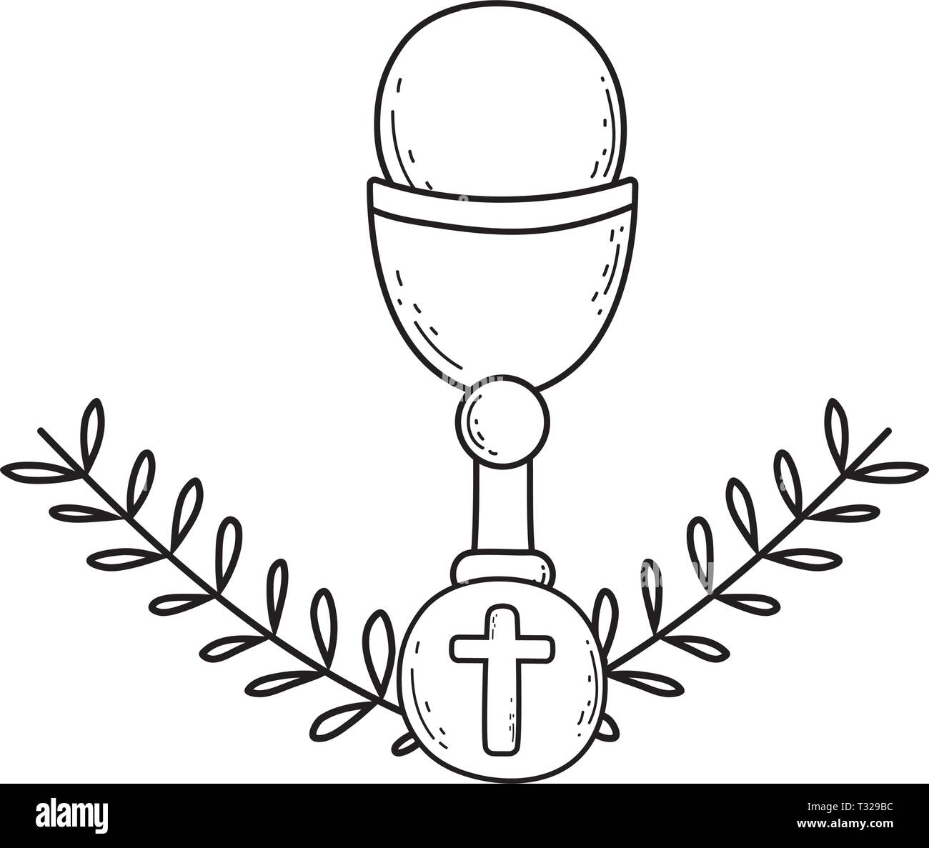 Altar chalice Black and White Stock Photos & Images - Alamy
