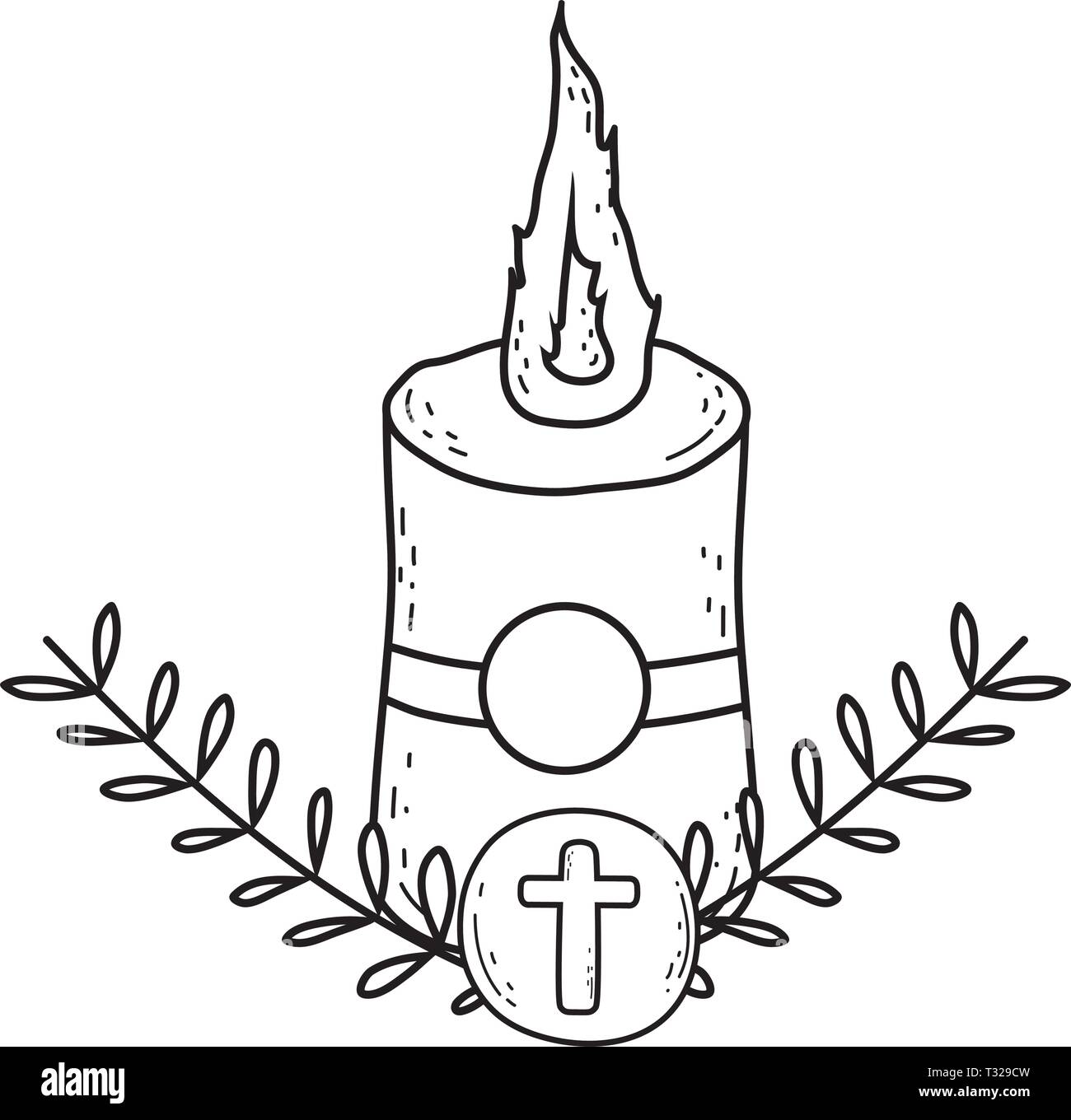 Paschal candle alpha omega hi-res stock photography and images - Alamy