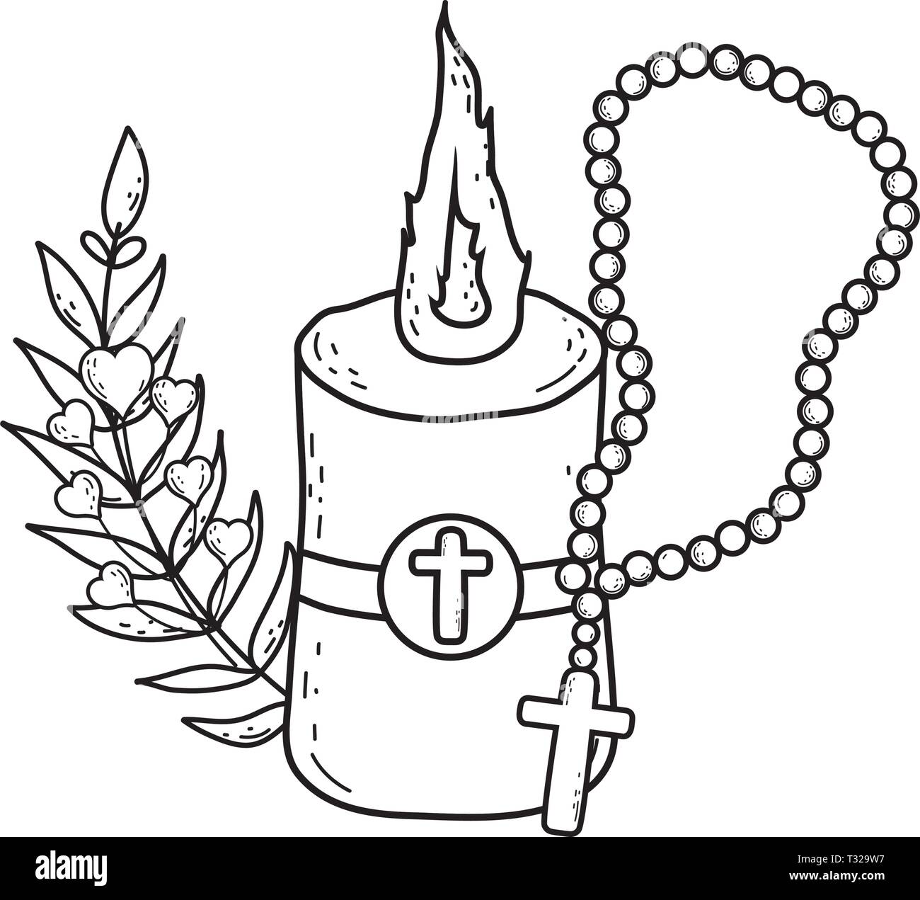 Paschal candle alpha omega hi-res stock photography and images - Alamy