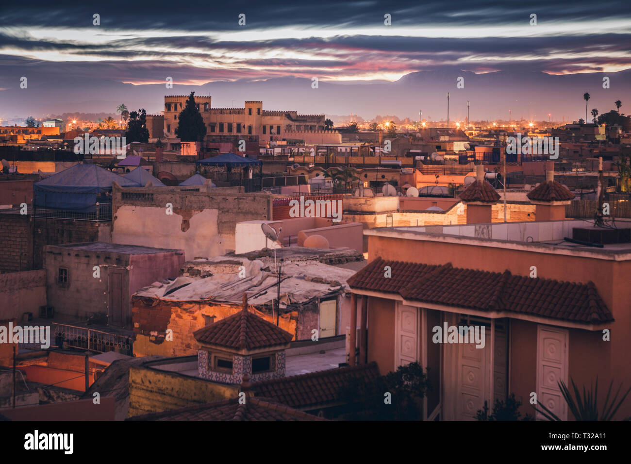 Marrakesh mountain aerial hi-res stock photography and images - Alamy