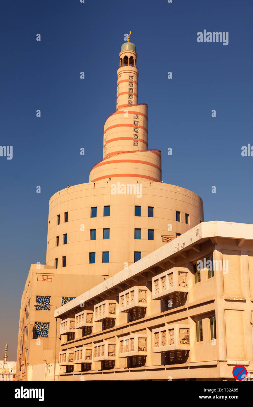 The Fanar Mosque in Doha. Doha, Ad-Dawhah, Qatar Stock Photo - Alamy