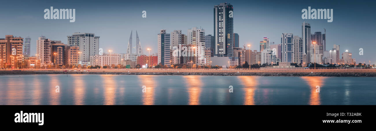 Bahrain street view city capital hi-res stock photography and images ...