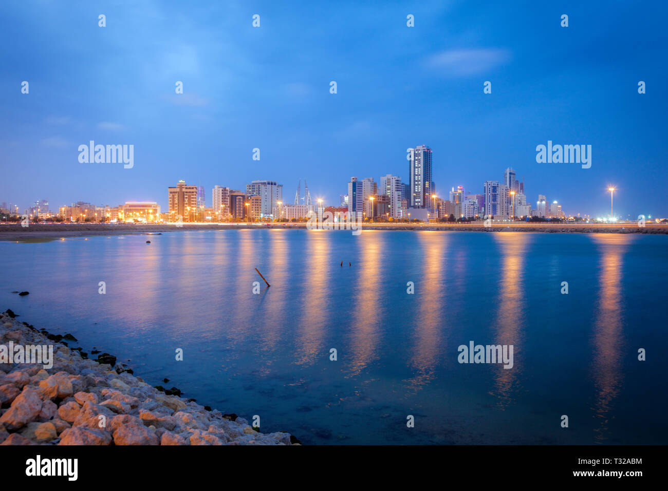 Architecture of Juffair and Manama. Manama, Bahrain Stock Photo - Alamy