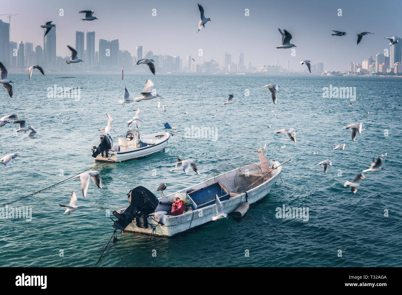Panorama of Manama. Manama, Bahrain Stock Photo - Alamy
