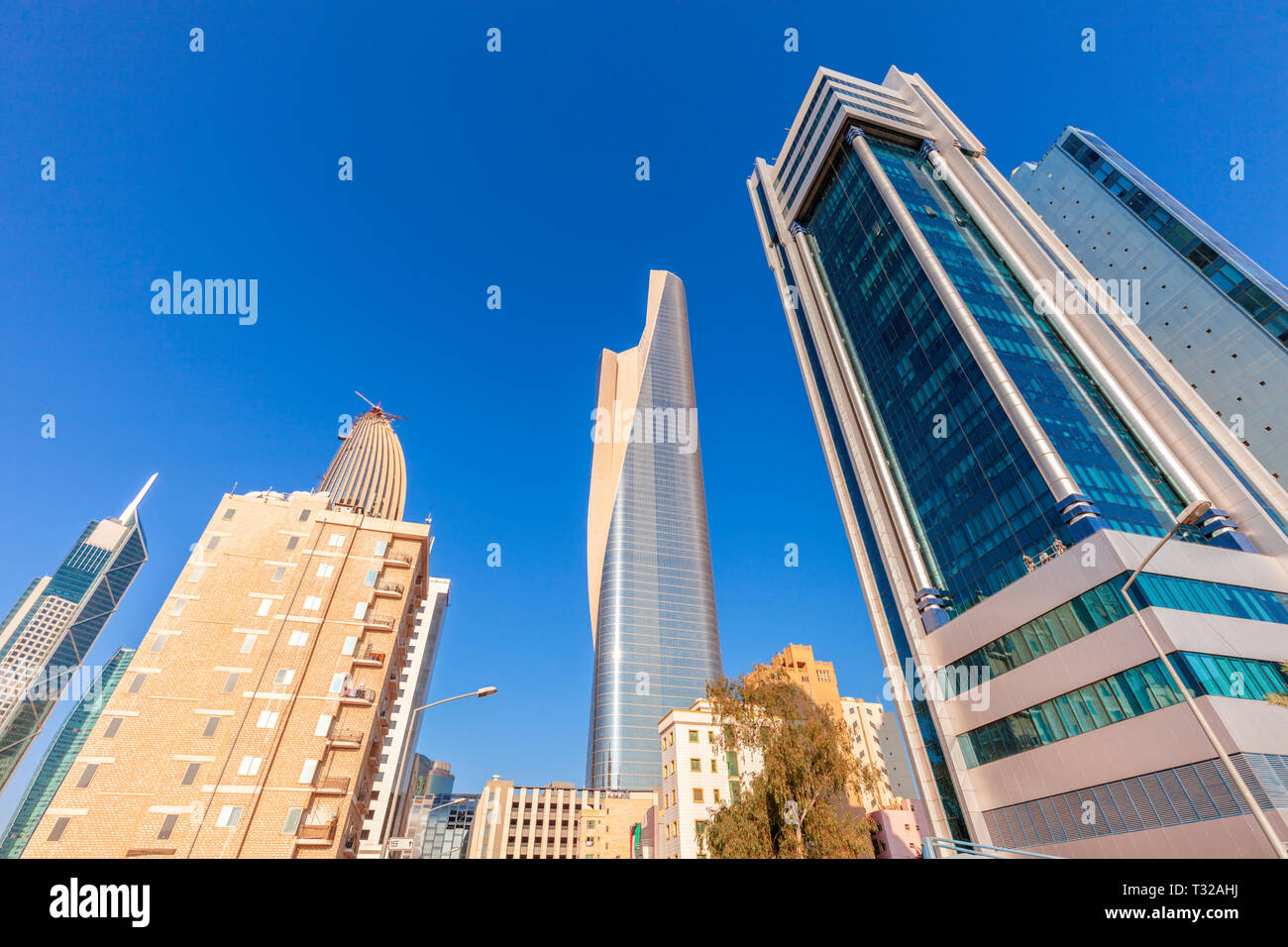 Modern architecture of Kuwait City. Kuwait City, Kuwait Stock Photo - Alamy