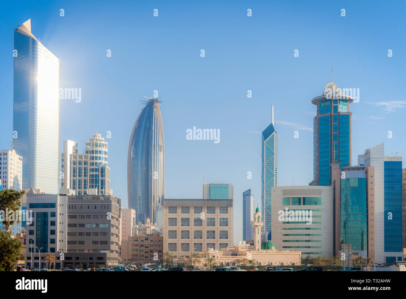 Modern architecture of Kuwait City. Kuwait City, Kuwait Stock Photo - Alamy
