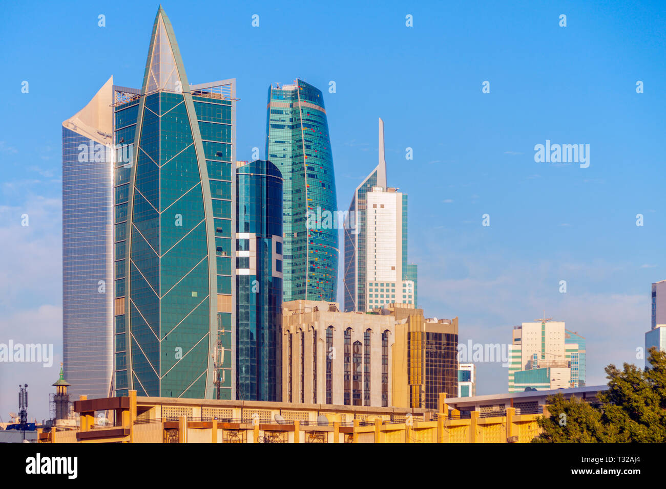 Modern architecture of Kuwait City. Kuwait City, Kuwait Stock Photo - Alamy