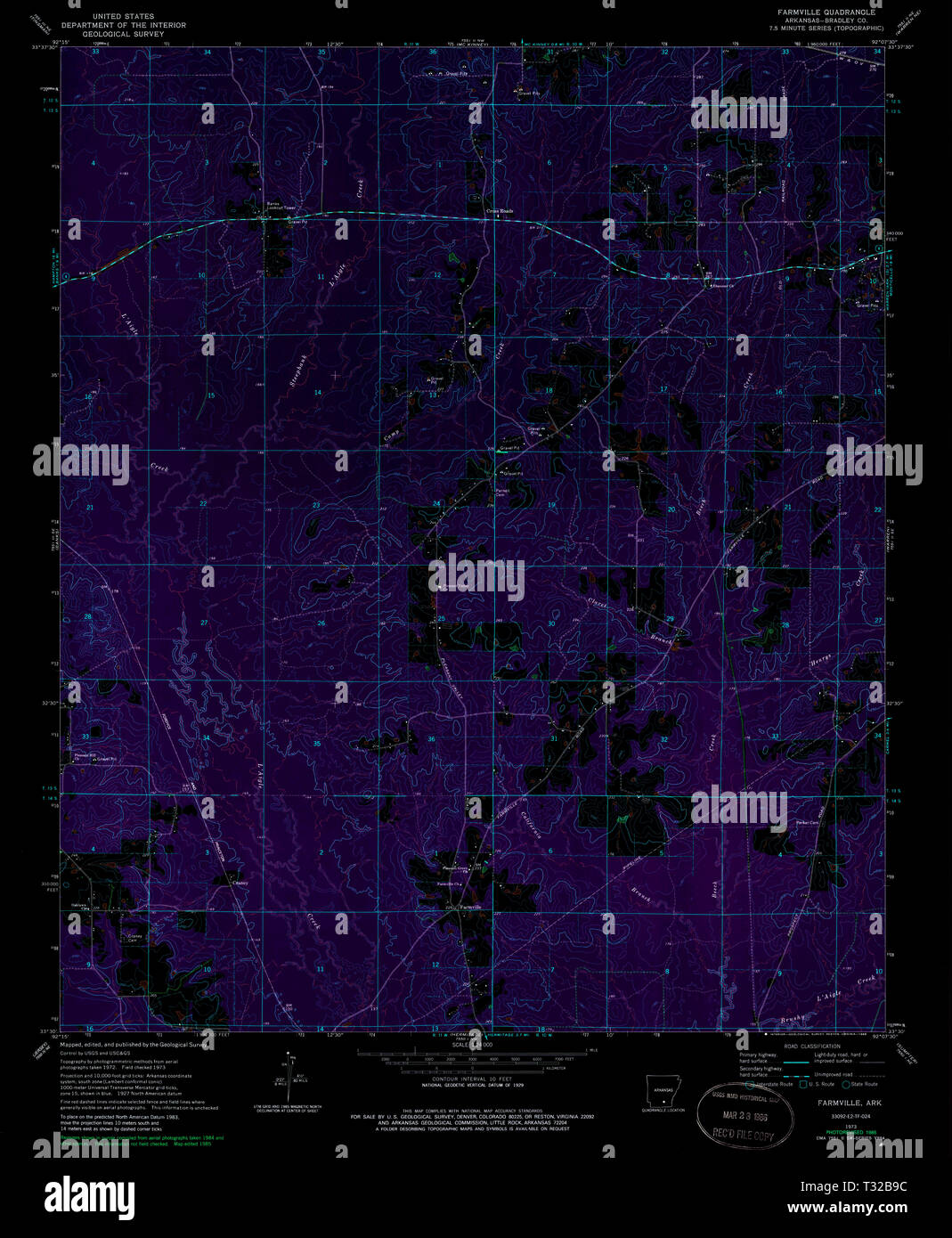 Farmville map hi-res stock photography and images - Alamy