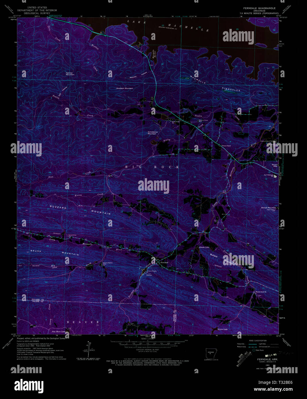 Map of ferndale hi-res stock photography and images - Alamy