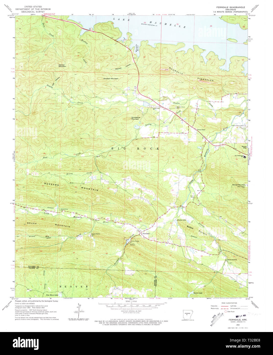 Map of ferndale hi-res stock photography and images - Alamy