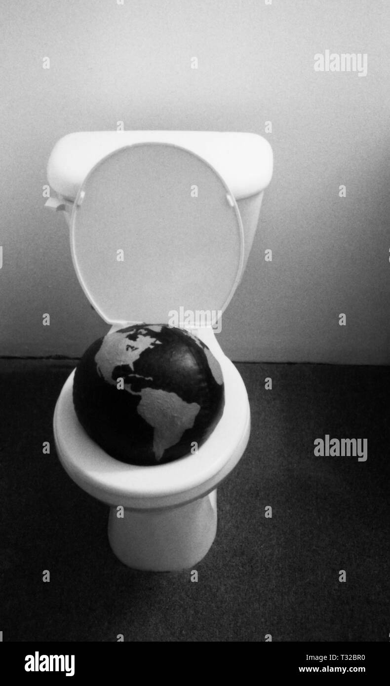 World in the toilet hi-res stock photography and images - Alamy