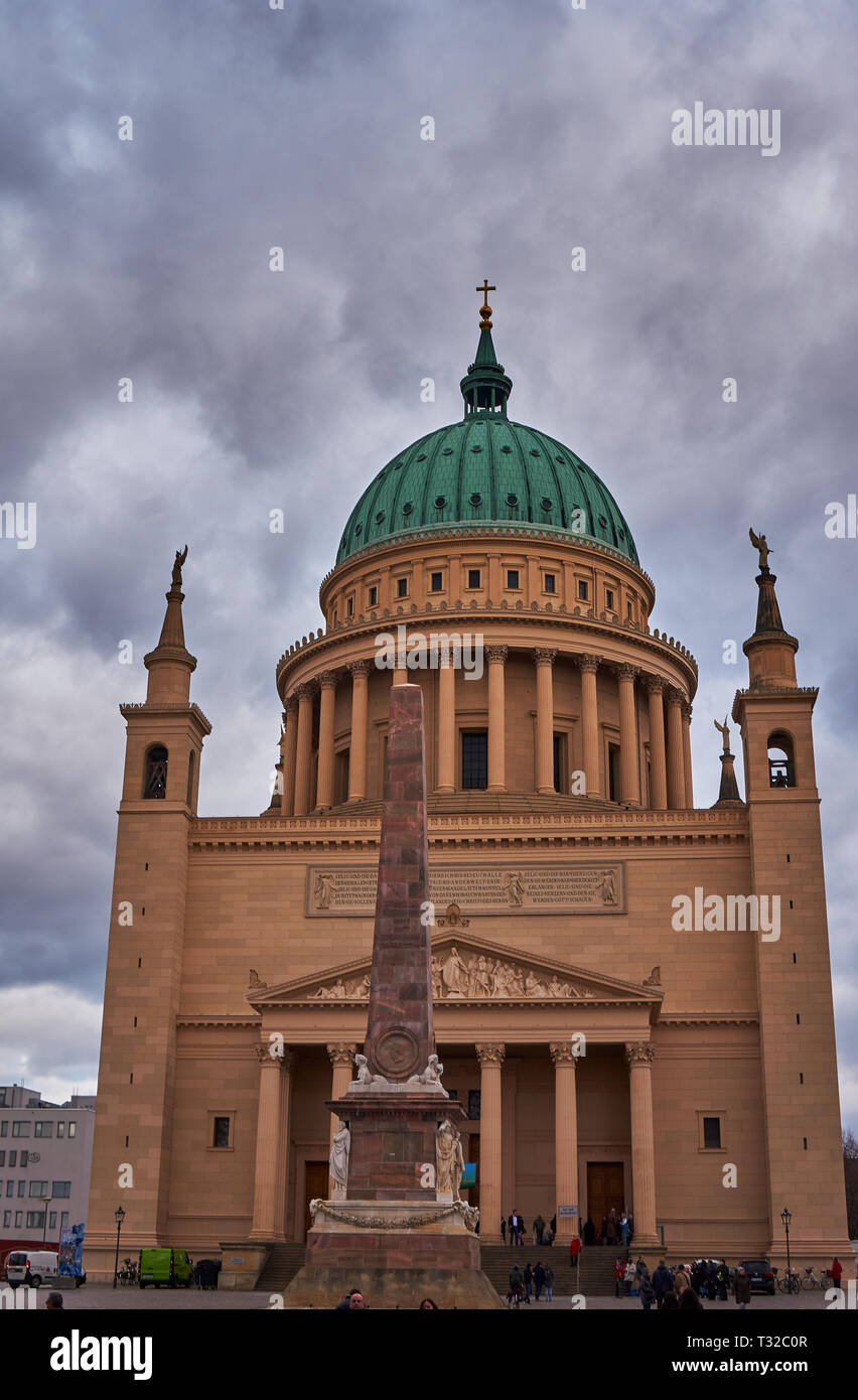 St. Nicholas Church (Nikolaikirche), Potsdam, Germany, Europe Stock ...