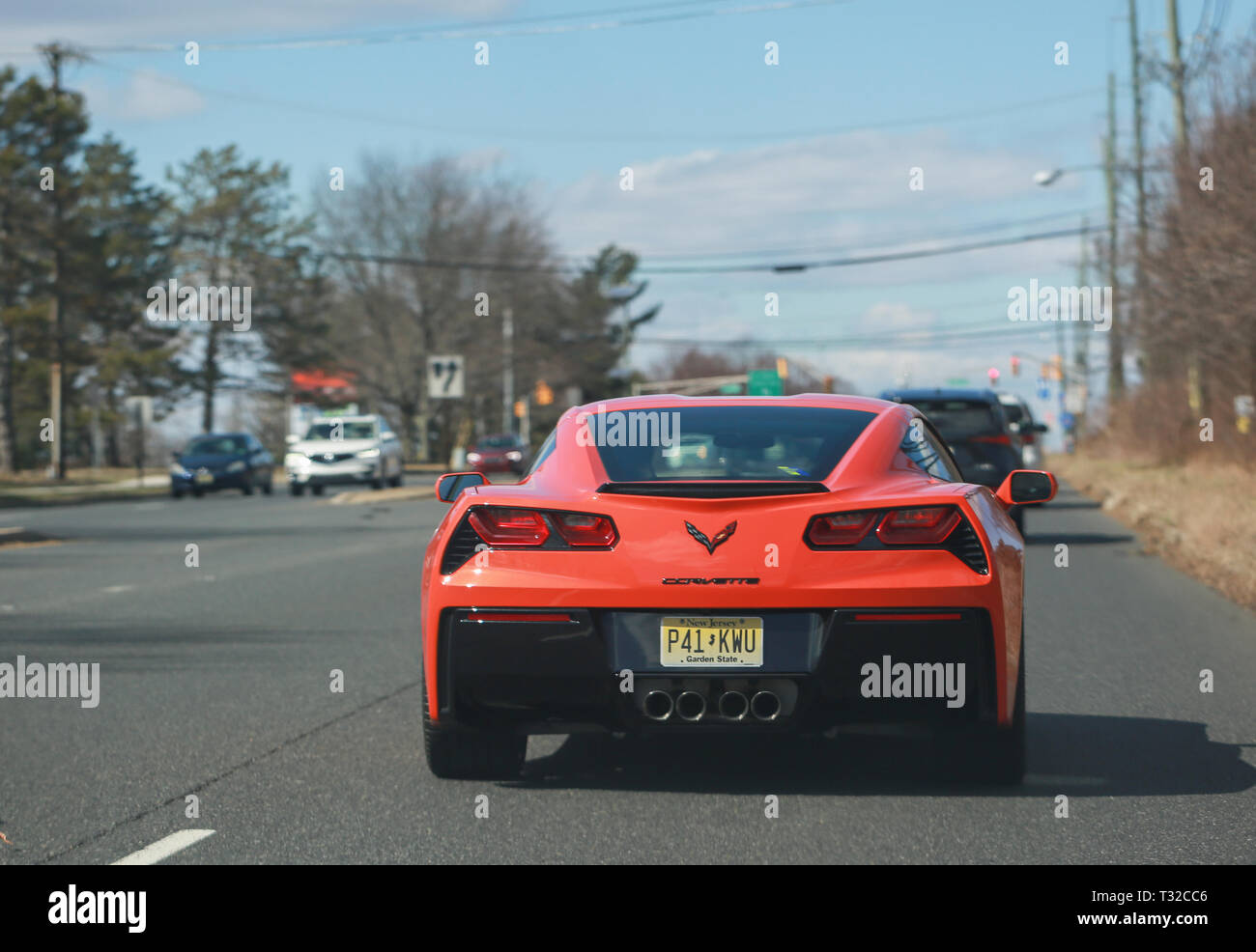 2019 chevrolet corvette stingray hi-res stock photography and images ...
