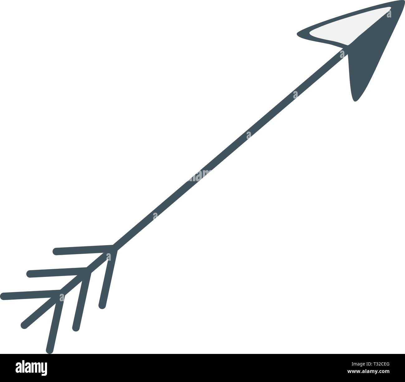 arrow dart cartoon vector illustration graphic design Stock Vector ...