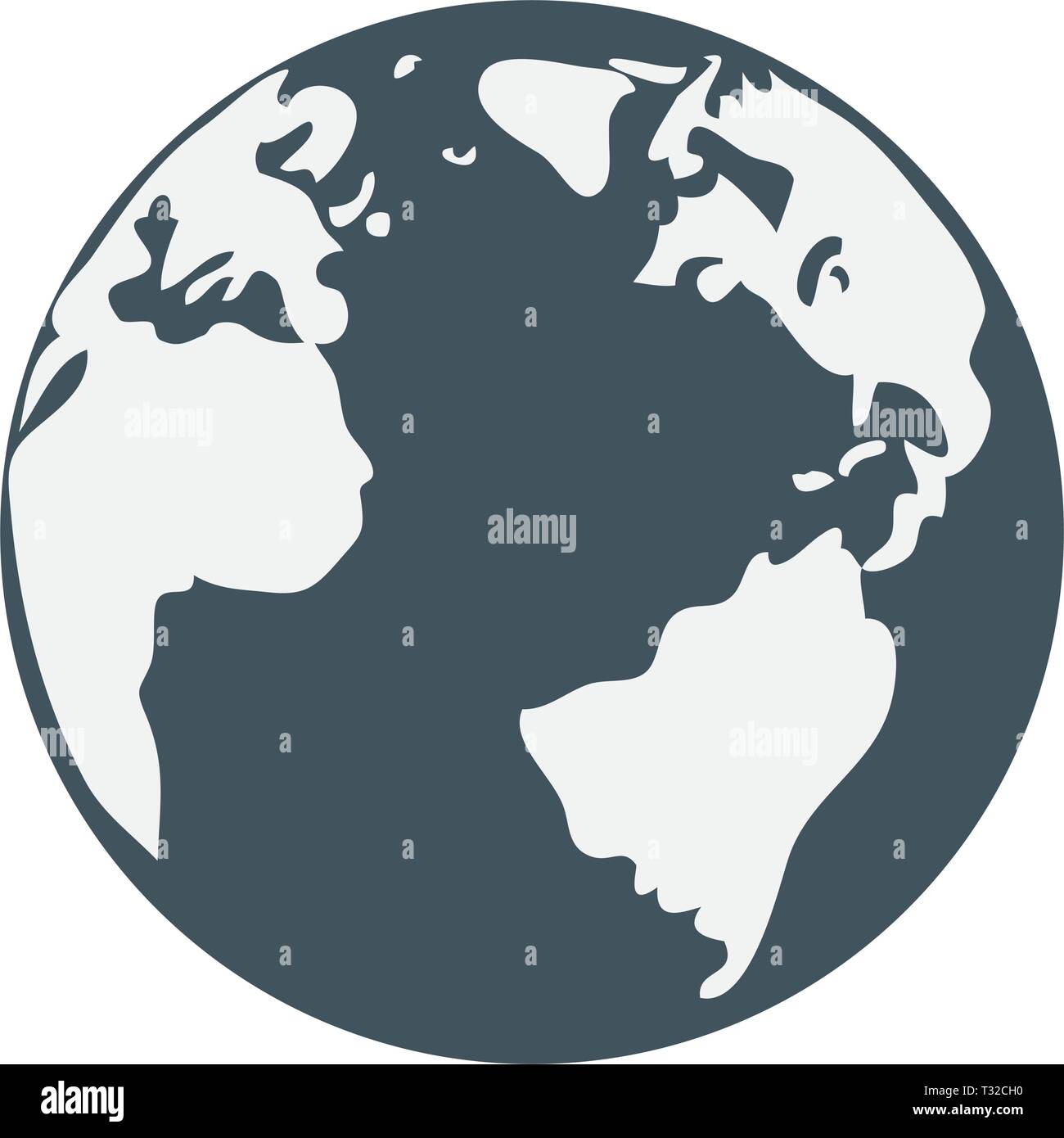 world map cartoon vector illustration graphic design Stock Vector Image ...