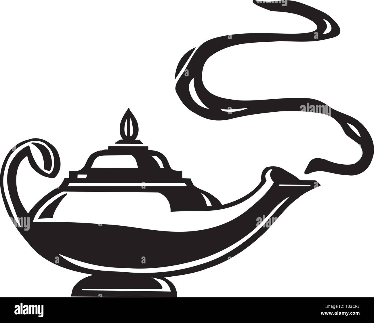 Magic Lantern Illustration Stock Vector Image & Art - Alamy