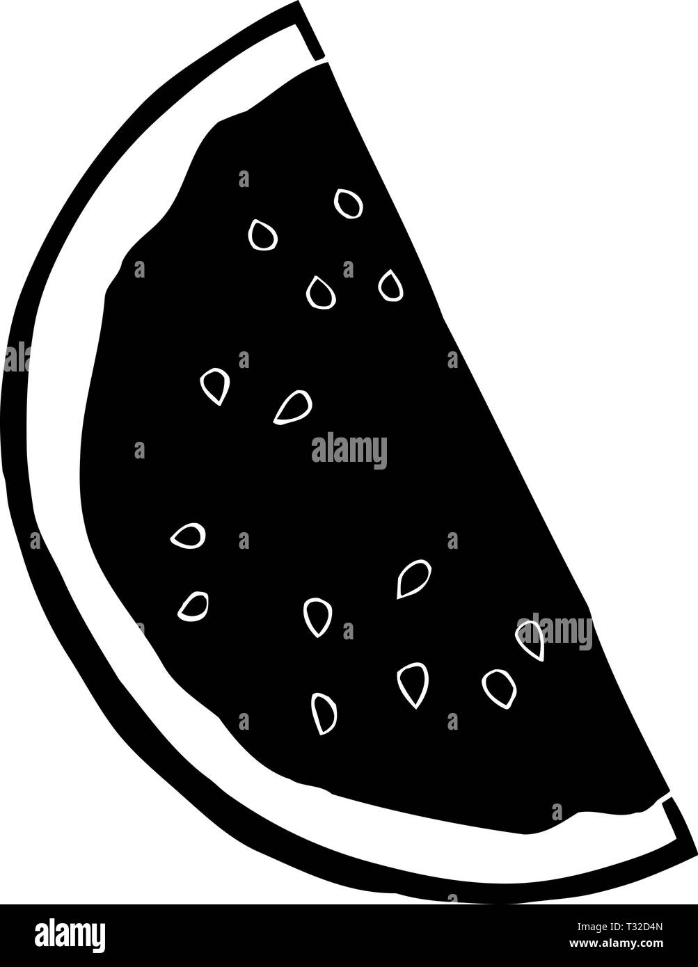 Melon and watermelon Black and White Stock Photos & Images - Alamy