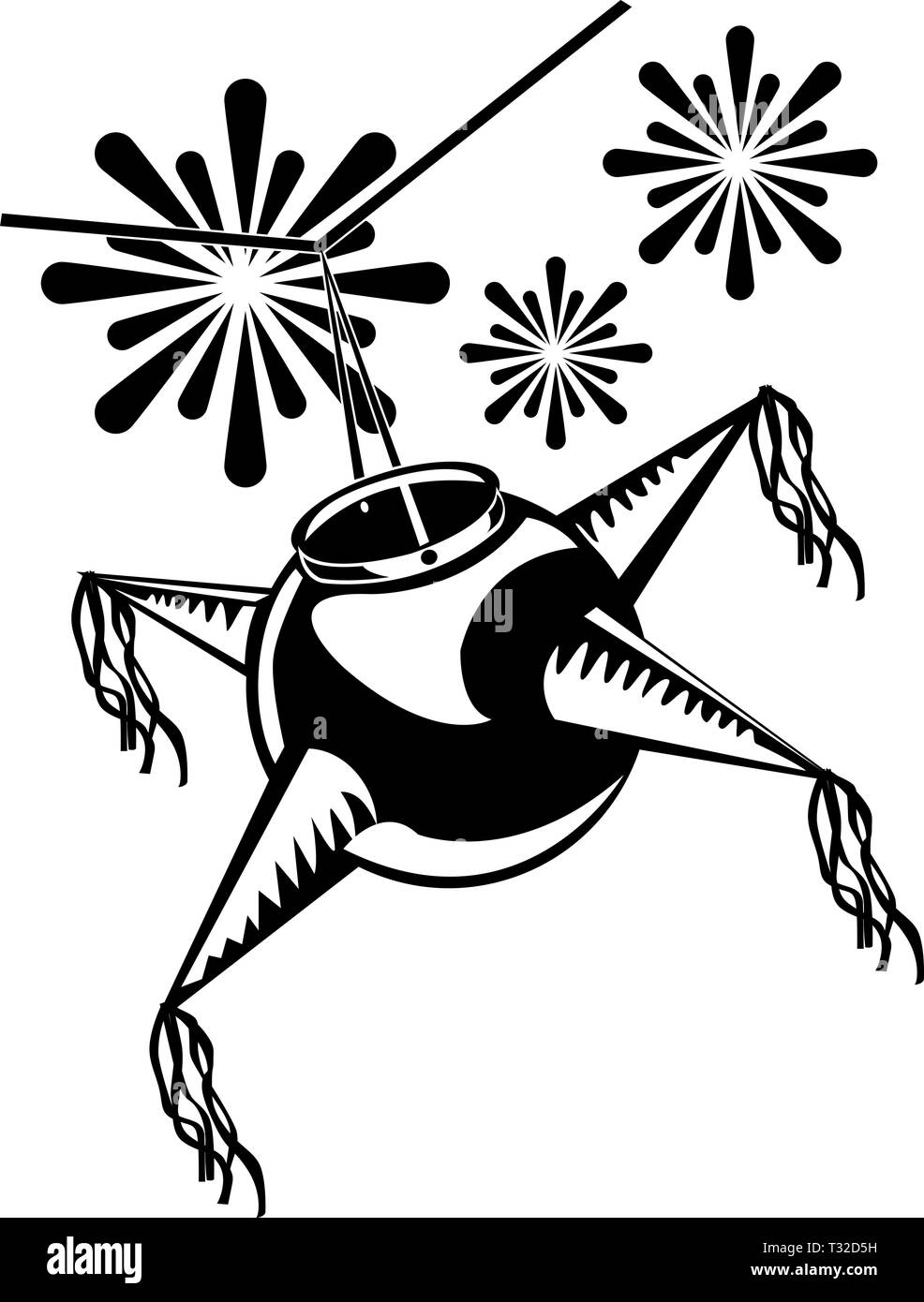 Piñata Vector Illustration Stock Vector Image & Art - Alamy