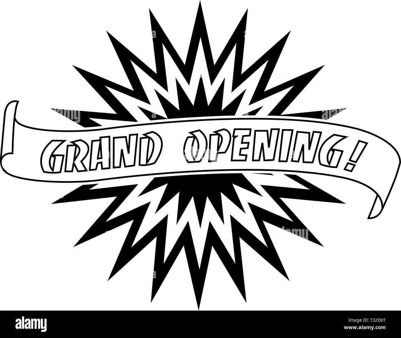 Retail event sign Black and White Stock Photos & Images - Alamy