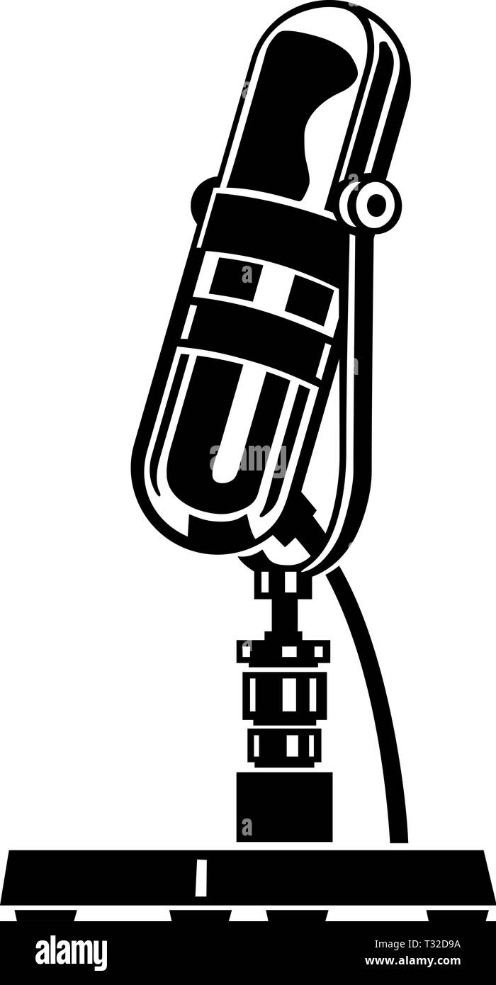 Microphone illustration hi-res stock photography and images - Alamy