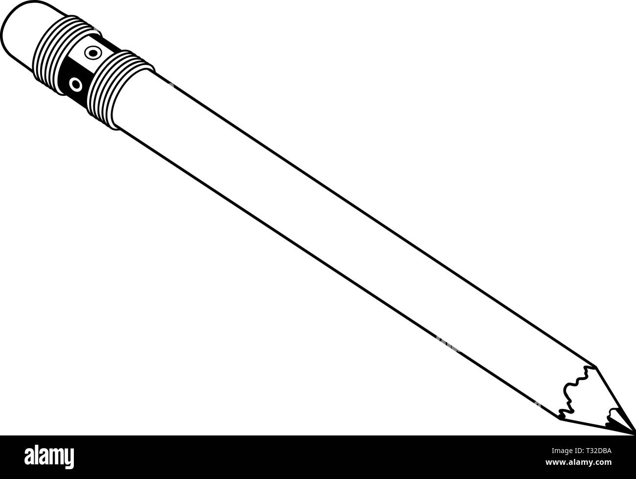 Pencil Vector Illustration Stock Vector Image & Art - Alamy