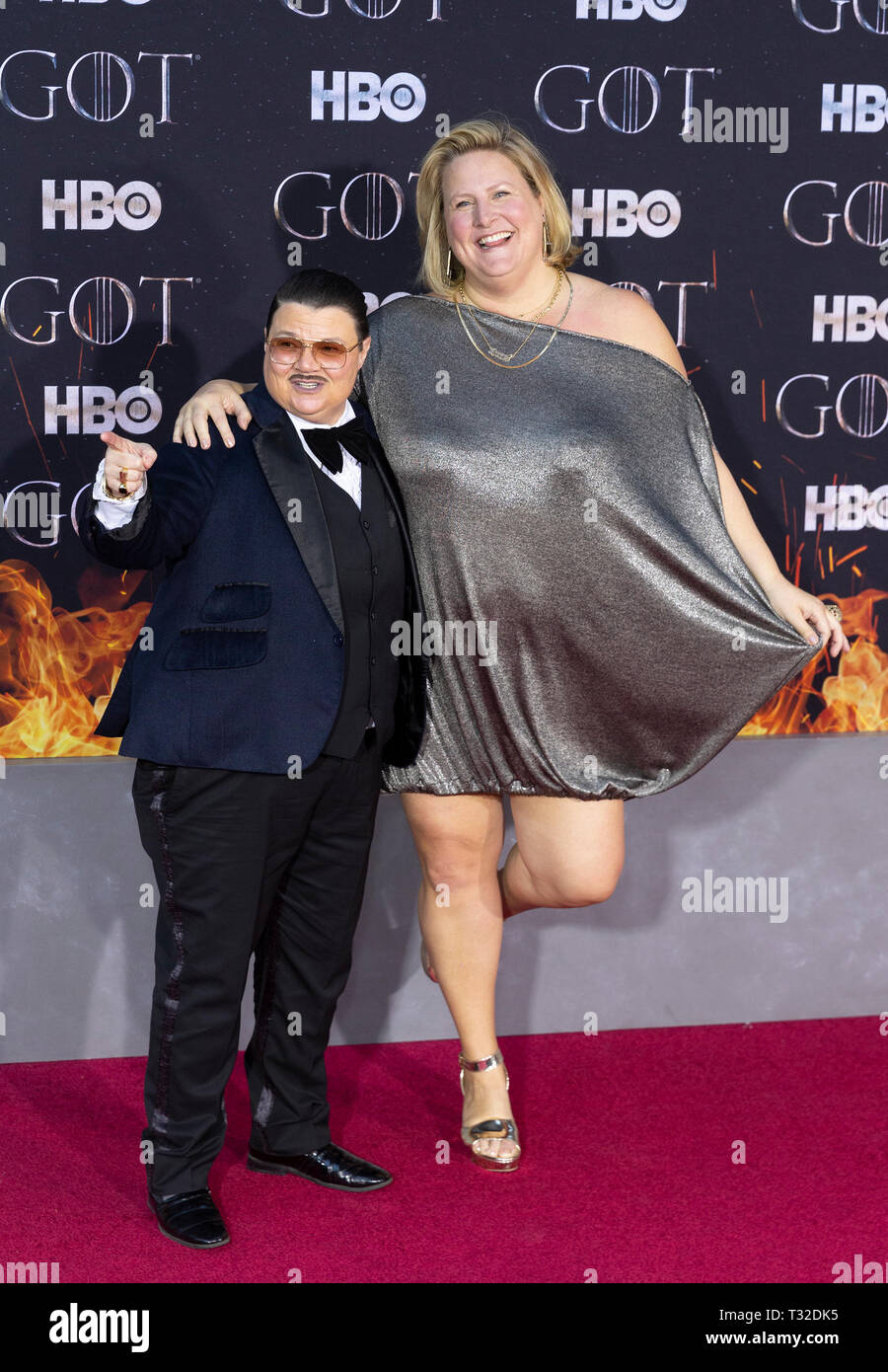 NEW YORK, NY APRIL 03: Bridget Everett (R) attends HBO 'Game of Thrones ...
