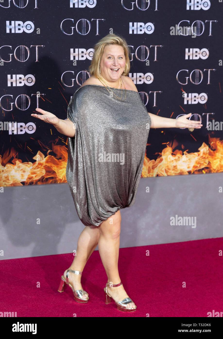 NEW YORK, NY APRIL 03: Bridget Everett attends HBO 'Game of Thrones ...