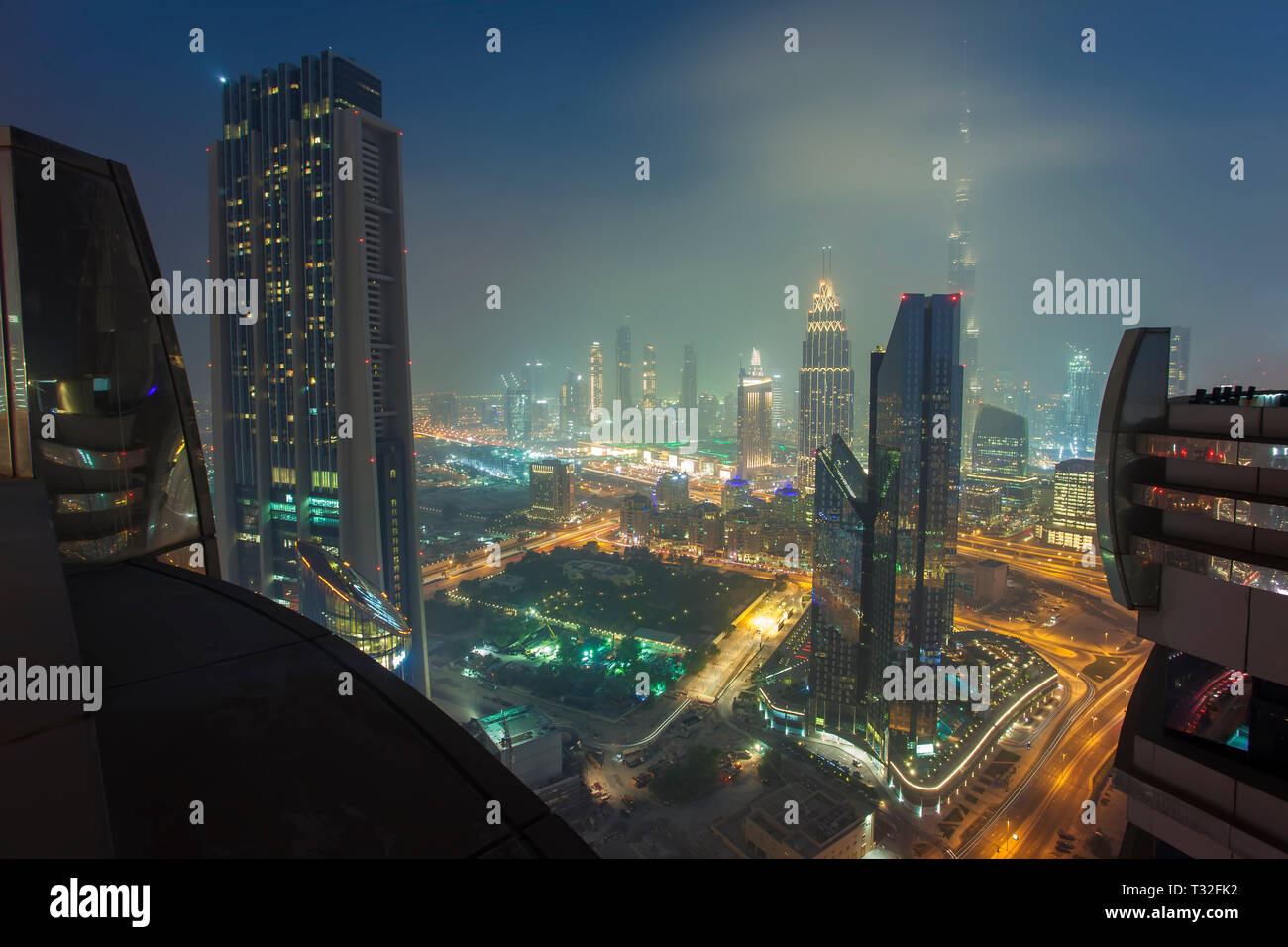 Dubai city at night, United Arab Emirates Stock Photo - Alamy